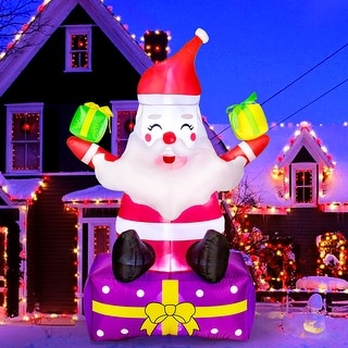 Christmas Inflatables 6 Ft Christmas Outdoor Decorations Inflatable ...