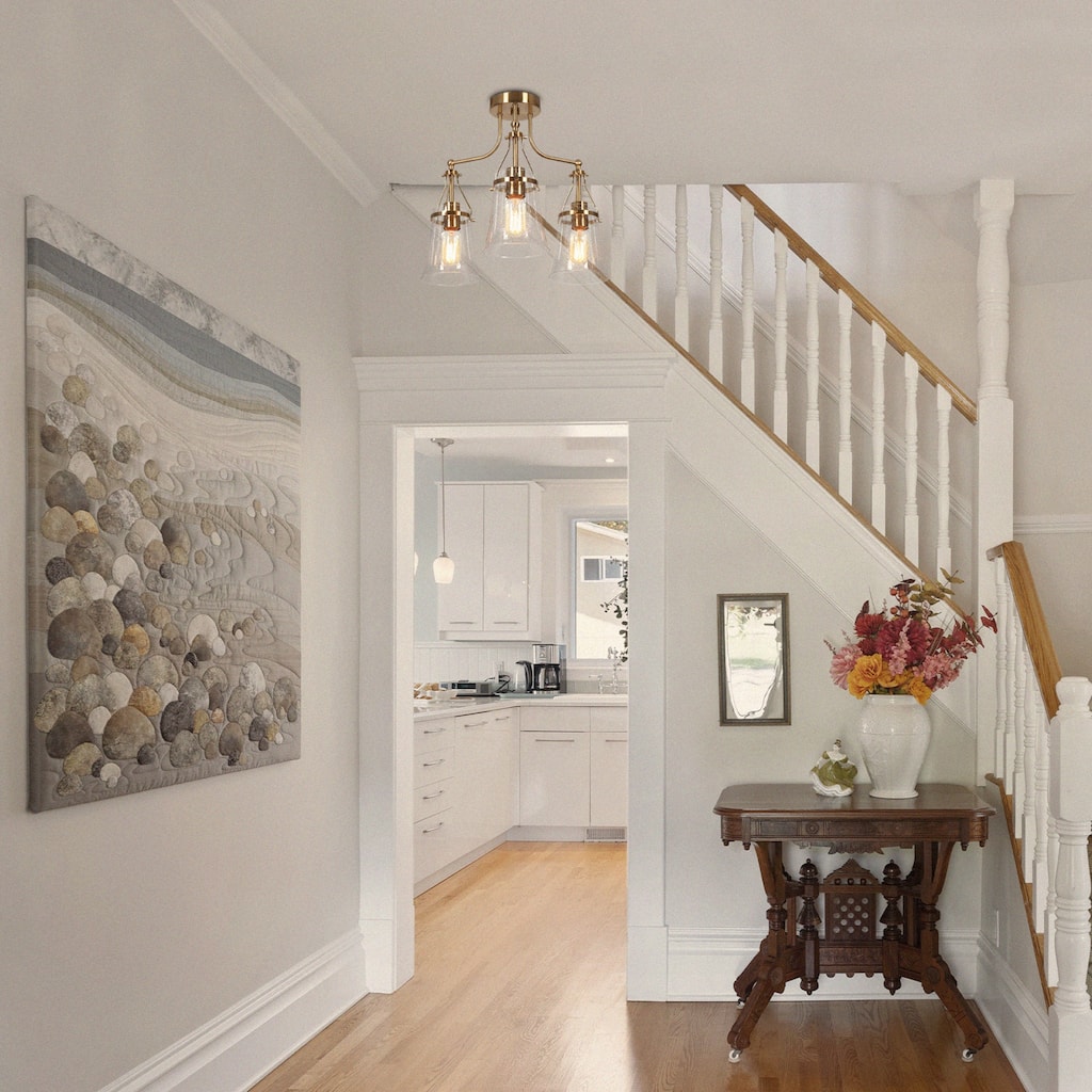 Seeded Semi-Flush Mount Ceiling Lights - Bed Bath & Beyond
