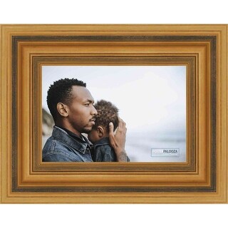 19x13 Traditional Gold Complete Wood Picture Frame with UV Acrylic ...