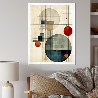 Designart "Deconstructed Moon Phases Retro Minimal I" Transitional ...