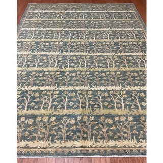 HERAT ORIENTAL Handmade One-of-a-Kind William Morris Wool Rug - 7'1 x 9 ...