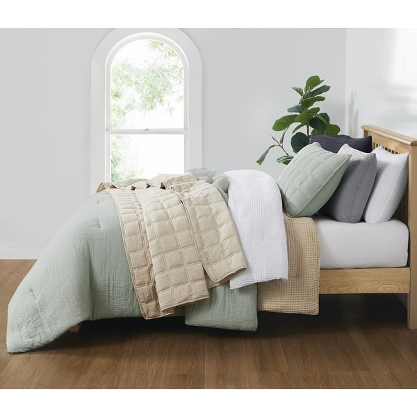 waffle texture comforter