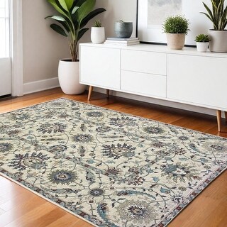 Rectangle Traditional Style Oriental Area Rug - 64.96' X '46.06' X '0. ...