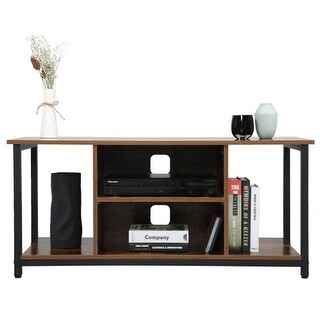 50 inch TV stand 3 tier modern TV Stand Media Console Table - Bed Bath ...