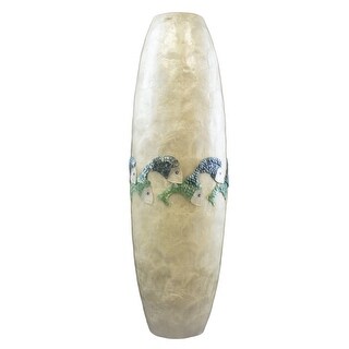 Capiz Vase with Fish - Bed Bath & Beyond - 40349090