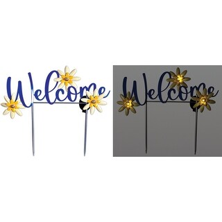 Welcome Solar Low Stake - Blue - 95626 - Bed Bath & Beyond - 43832067