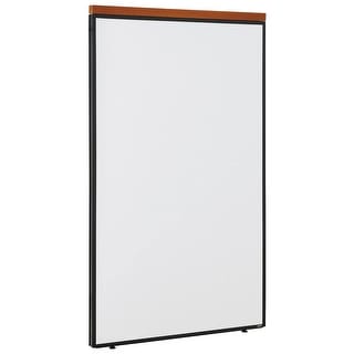 36-1/4"W x 61-1/2"H Deluxe Office Partition Panel with Whiteboard ...