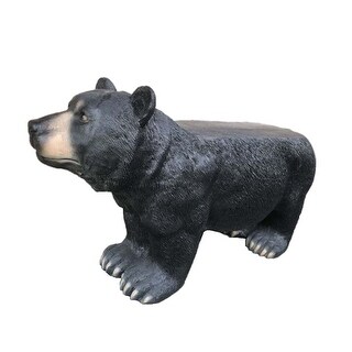 32" Black Bear Bench - Bed Bath & Beyond - 35449614