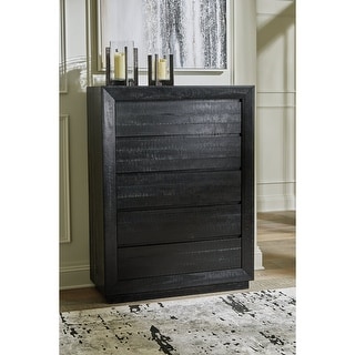 Signature Design by Ashley Londer Black Chest of Drawers - Bed Bath ...