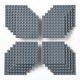 Strictly Briks Classic Bricks Set, Starter Kit Gray 8"x8", 20 Pieces ...