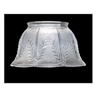 Meyda Tiffany Crystal Glass Shade with Wheat Design - Natural - Bed ...