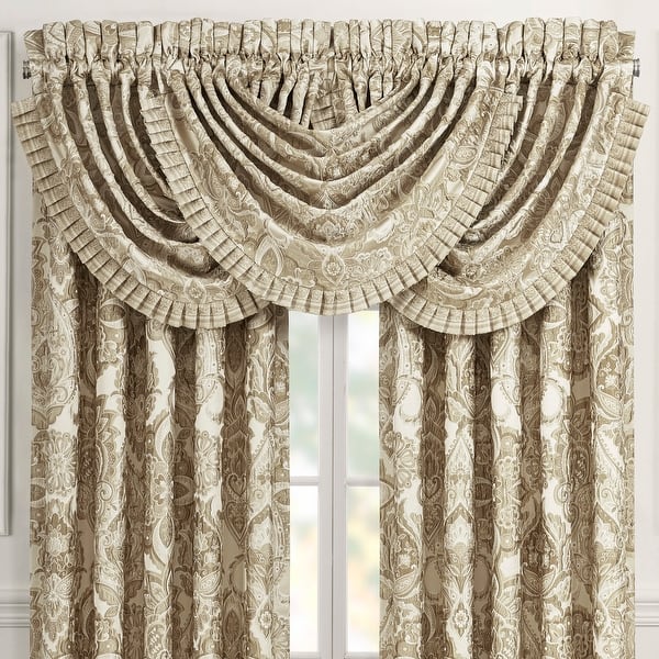 J. Queen New York Sandstone Window Waterfall Valance - Bed Bath ...