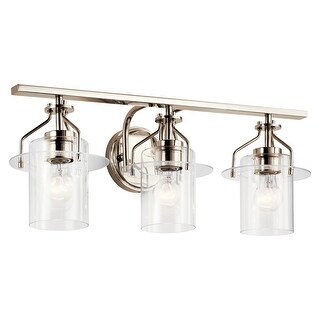 Kichler 55079 Everett 3 Light 24" Wide Bathroom Vanity Light - Bed Bath ...