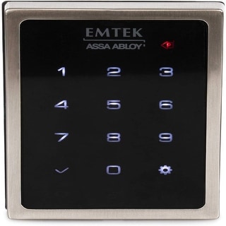 Emtek Empowered Motorized Touchscreen Keypad Smart Deadbolt - Bed Bath ...