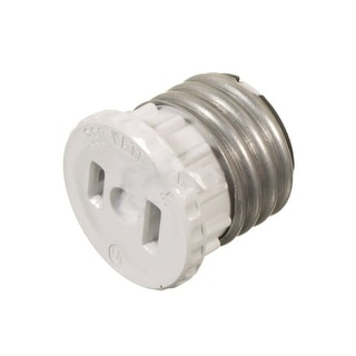 Round White Plug Base Plastic-Aluminum American Imaginations - Bed Bath ...