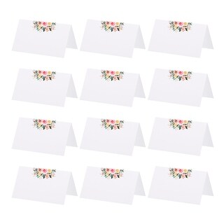 Reserved Table Signs, Double Sided Seating Name Cards Tables Tent Blank ...