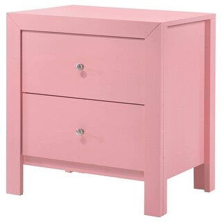 Burlington 2 Drawer Nightstand in Pink - Bed Bath & Beyond - 37629387
