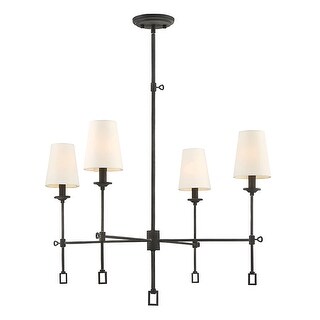 Giuseppe Lighting Four Light Chandelier Lorainne Oxidized Black - Exact ...