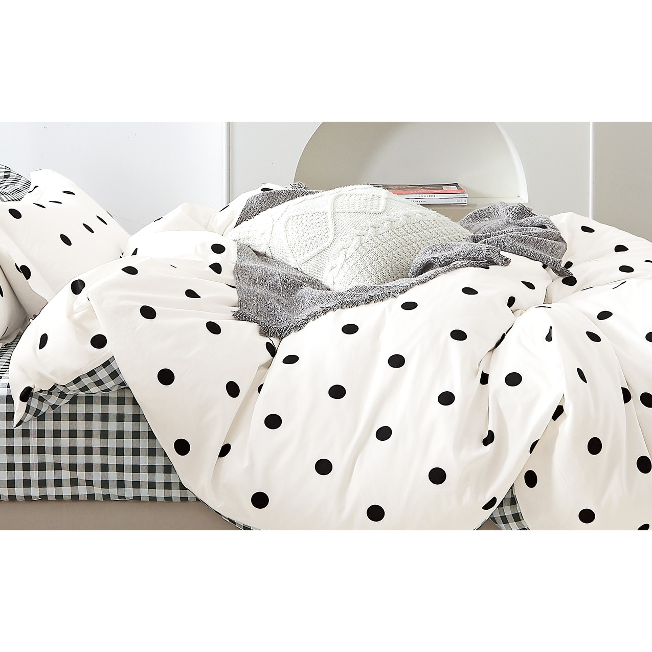 polka dot queen comforter
