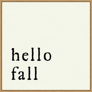 Amanti Art Hello Fall Framed Canvas Wall Art - Bed Bath & Beyond - 34281276