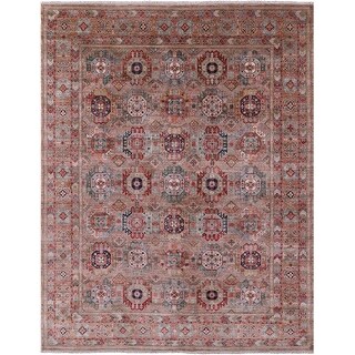 Golden Nile Turkmen Ersari Hand Knotted Wool Rug - 9' 4" X 11' 8" - Bed ...