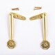 Stair Carpet Holder Clips 5" Brass Floral Design Carpet Clips to Keep ...