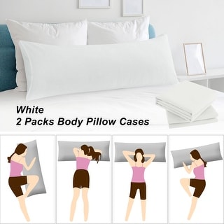 Microfiber Envelope closure Design Body Pillowcases 2 Pcs - Bed Bath ...