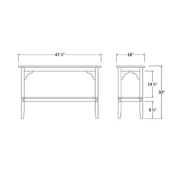 Cambridge Casual Leon Teak Outdoor Console Table - Bed Bath & Beyond ...