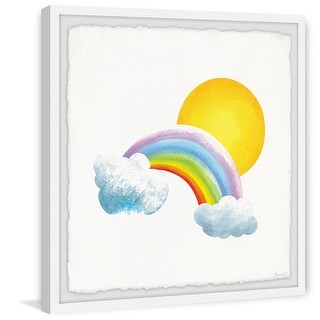 'Sun Over Rainbow' Framed Painting Print - Bed Bath & Beyond - 34070340