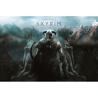 Skyrim Gaming Poster Print Video Game Poster Poster Print Item ...