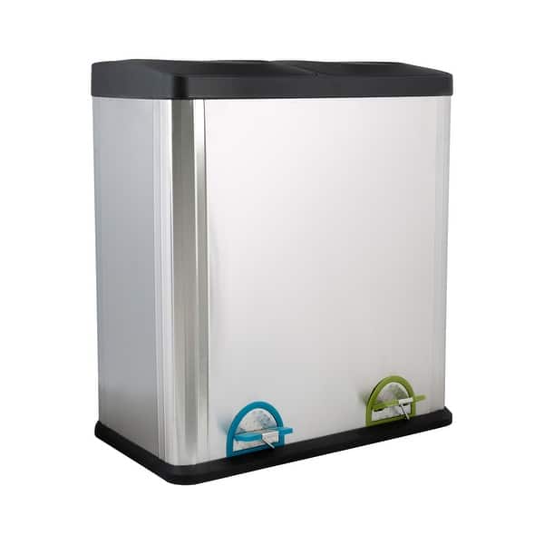 twin compartment bin