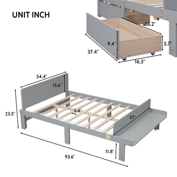 Full Bed with Footboard Bench - Bed Bath & Beyond - 38186832