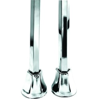 28 in. Unique Chrome Sink Legs in Stainless Steel - Bed Bath & Beyond ...