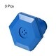 3pcs PVC Pipe End Cap Fitting 15mm Male Thread Hex Cap for Water Tank ...
