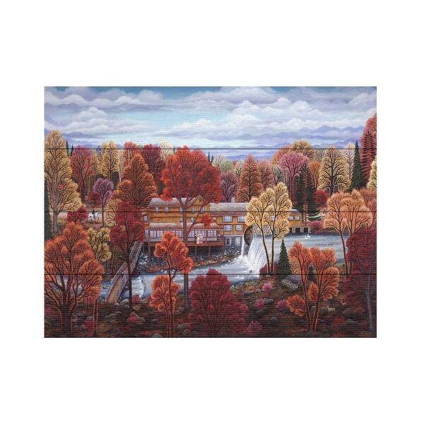 Kathy Jakobsen 'Cobbs Mill Inn' Wood Slat Art - Multi - Bed Bath & Beyond - 37512138