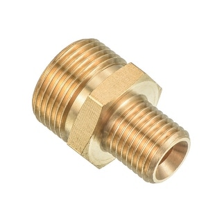 Pipe Fitting, M22 to M14 Male Thread Hex Extension Connector 1.22 Inch ...