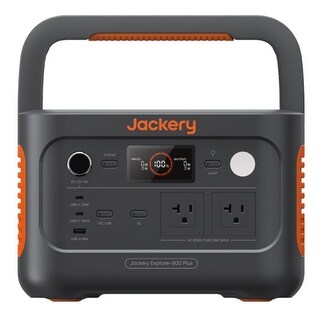 Jackery - Explorer 600 PLUS Portable Power Solar Generator - Bed Bath ...
