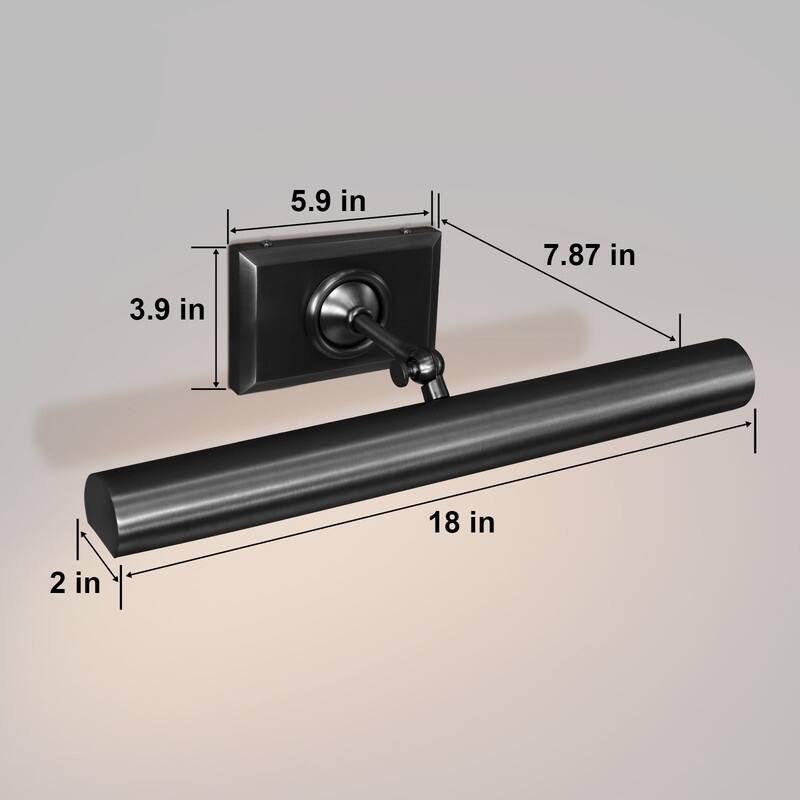 KAYLA Adjustable Gold/Black Picture Wall light - 1-Light, Multiple ...
