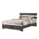 Annis 3 Piece Brown Rustic Platform Bedroom Set - Bed Bath & Beyond ...