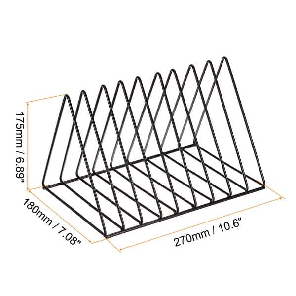 Triangle File Organizer Bookshelf Holder for Wedding Office Decoration ...