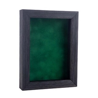 20x30 Shadow Box Frame Barnwood Black Wood | 1" Usable Display Depth ...