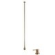 63'' H Solid Brass Ceiling Mounted Water Drop Bathroom Faucet - Bed ...