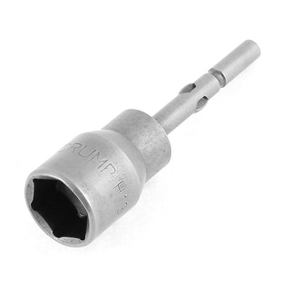 5mm Dia Round Shank Bell Shape Metal Spanner Hex Nut Setter Gray - Bed ...
