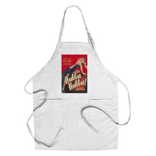 Hubba Hubba - Pinup GIrl Vegetable - Vintage Label (Chef's Cotton/Poly ...