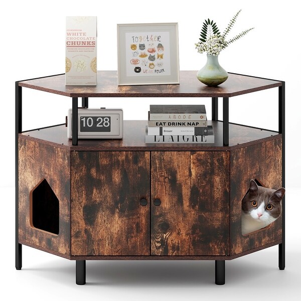 Cat litter end table store