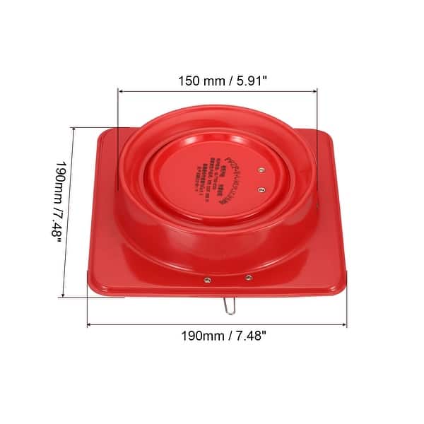 6" Metal Backdraft Damper Backflow Preventer Draft Blocker Connector ...