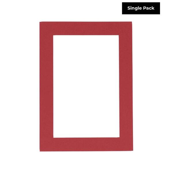 10x12 Mat for 8x10 Photo - Deep Red Matboard for Frames Measuring 10 x ...