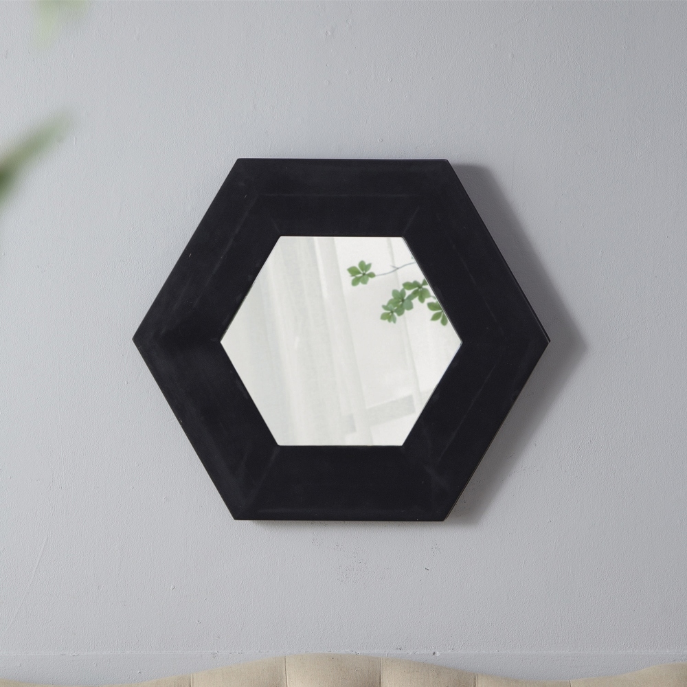 Black Hexagon Mirrors - Bed Bath & Beyond