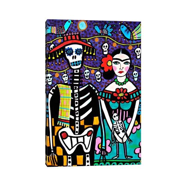 iCanvas "Day of the Dead Frida" by Heather Galler Canvas Print - Bed ...