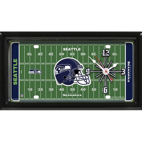 Seattle Seahawks Field Clock - Bed Bath & Beyond - 39686178